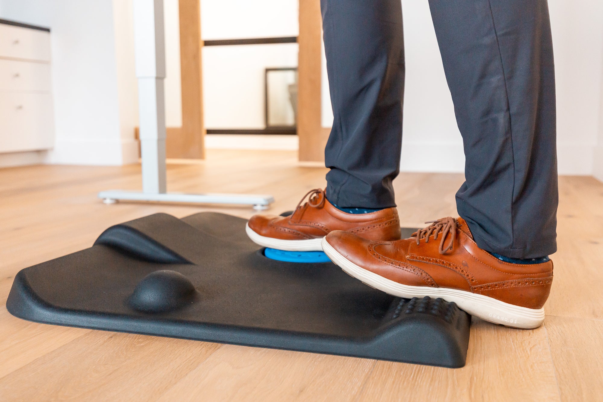 Fidgity Stand & Spin Mat | Anti-Fatigue Standing Desk Mat